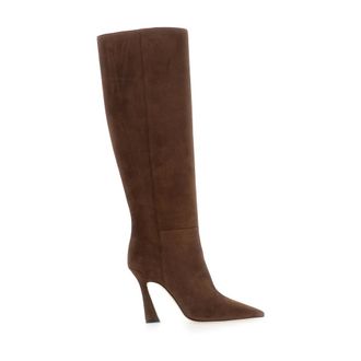 Stuart Weitzman Femme, Chaussures, Brun, Taille: 39 EU Vinnie Zip Boot 100