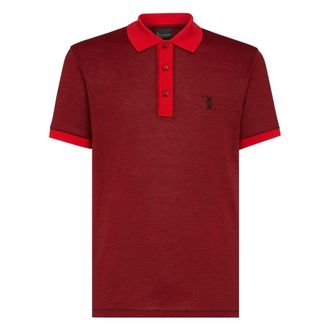 Billionaire Boys Club Polo Shirt Lion - - Tops - Herren - Rot - S