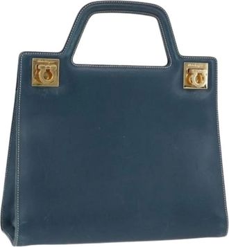 Ferragamo Sac &agrave; main Pre-owned - Femme - Pre-owned - Bleu - Taille: ONE Size