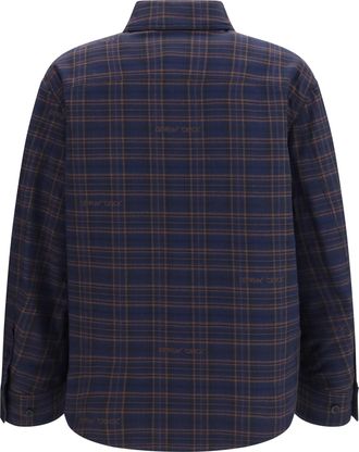 Off-white Padded Flannel Shirt - Blue