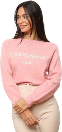 La Modeuse Pull à message brodé