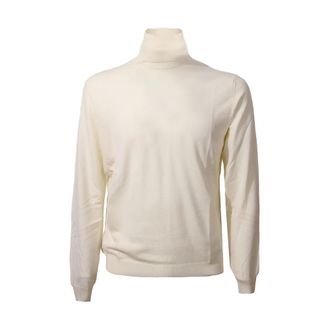 Zanone Wei&szlig;er Flexwool Rollkragenpullover - - Knitwear - Herren - Wei&szlig; - M