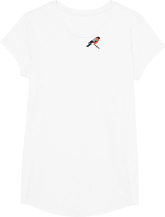 jz.birds Dompfaff Vogel Zeichnung Vogelfreund Ornithologe Biologe T-Shirt