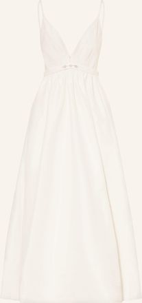Maje Kleid Mit Schmucksteinen weiss