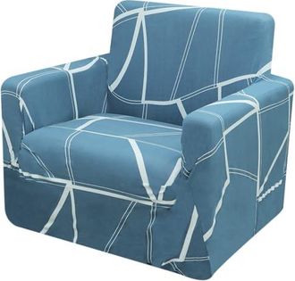 Comart Fashion Sofabezug - Sesselbezug für 1-Sitzer - elastisch mit Armlehnen - Rutschfester Bezug - schmutzabweisend und Kratzfest - atmungsaktiv - maschine