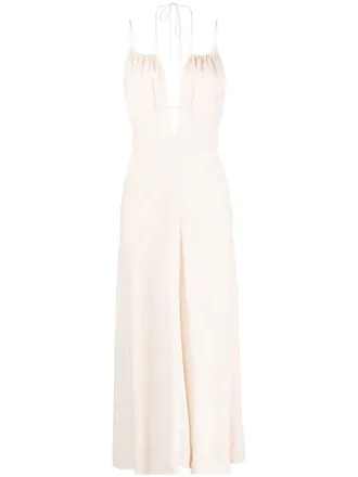 Toteme Maxikleid mit Neckholder-Ausschnitt - Rosa