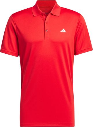 adidas Golf 2024 Performance Poloshirt mit Logo auf der linken Brust, Collegiate Red Sport, L