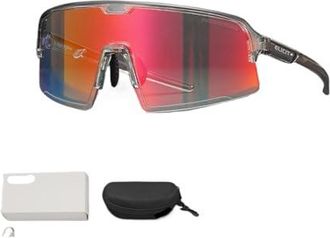 Generic Lunettes de cyclisme photochromiques, lunettes de soleil changeantes de couleur pour la p&ecirc;che de jour et de nuit, rouge, Taille unique