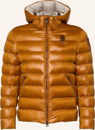 Blauer Steppjacke Adams braun