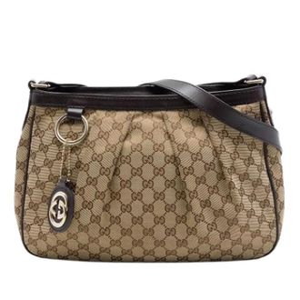 Gucci Pre-owned Sukey Crossbody - Femme - Pre-owned - Beige - Taille: ONE Size