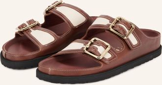Birkenstock 1774 Birkenstock Pantoletten Arizona Bold Canvas braun