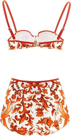 Dolce & Gabbana Maiolica Bikini - Orange