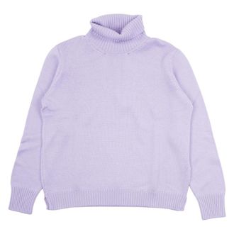 La Fileria Femme, Pulls, Violet, Taille: 46 FR Pull &agrave; Col Roul&eacute;