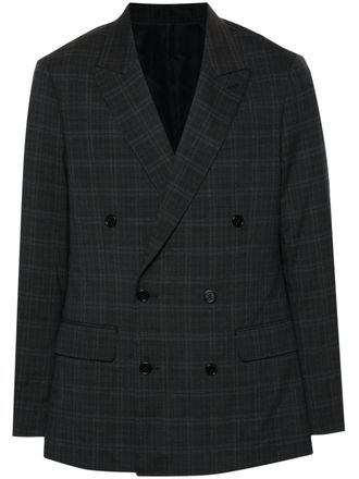 AllSaints blazer Spica &agrave; carreaux - Marron