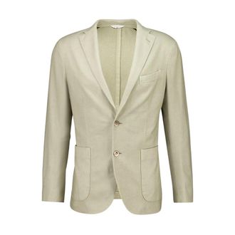 Boglioli Virgin Wool Two-Button Blazer - - Jackets - Herren - Beige - M