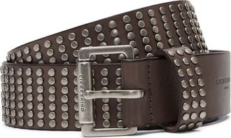 Liebeskind Berlin Belt J 38mm 95 STUDDED BELTS Washed Leather stone