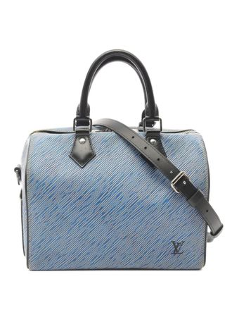 Louis Vuitton sac à main Speedy Bandoulière 25 (2013) - Bleu
