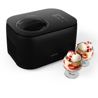 Klarstein Sorbeti&egrave;re Klarstein FrostFusion : 1L Sorbeti&egrave;re & Yaourti&egrave;re, Compresseur Int&eacute;gr&eacute;, &Eacute;cran LED Tactile, Fonction Keep-Cool, Bol Inox Amovible, Facile