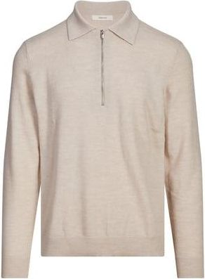 Selected Pull col italien en laine m&eacute;rinos