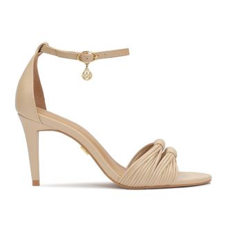 Kazar Beige Stiletto-Sandalen mit einem Riemen um den Kn&ouml;chel - - Shoes - Damen - Beige - 42 EU