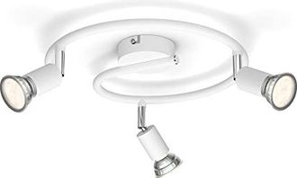 Philips Limbali Spot &agrave; poser GU10 3x Blanc