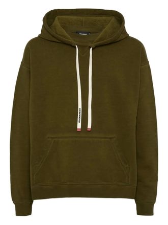 Dsquared2 hoodie à lien de resserrage - Vert