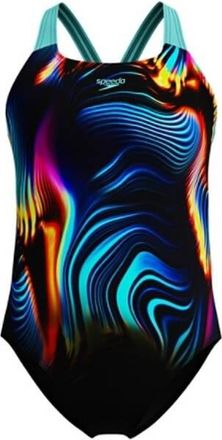 Speedo Kinder Schwimmanzug Girls Digital Placement Powerback