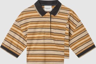 Isabel Marant Top Isalyne Beige Khaki