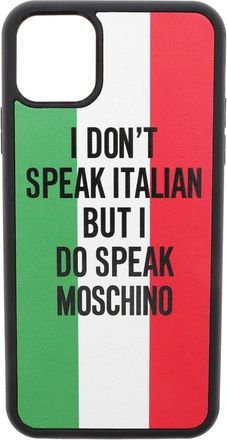 Moschino Italienische Flagge iPhone 11 Pro Max H&uuml;lle - - Accessories - unisex - Mehrfarbig - ONE SIZE