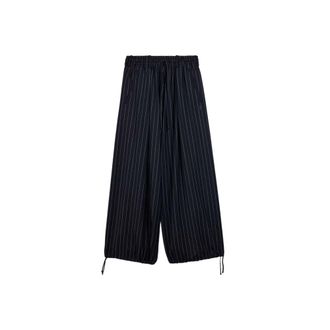 Yohji Yamamoto Homme, Pantalons, Noir, Taille: S Pantalon Large