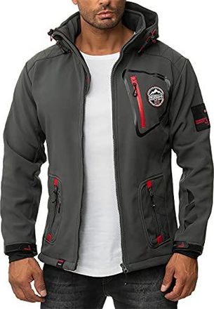 Geographical Norway pour Hommes Veste Tacebook Men Gris Foncé XL