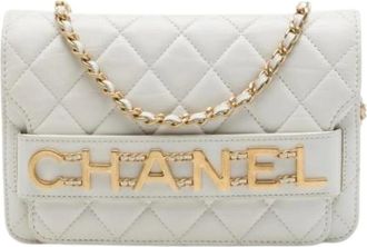 Chanel Sac bandouli&egrave;re vintage doccasion - Femme - Pre-owned - Blanc - Taille: ONE Size