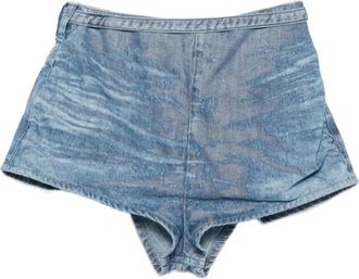 Diesel Femme, Shorts, Bleu, Taille: W28 Denim Cotton Shorts