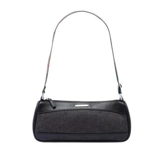 Gucci Sac bandouli&egrave;re en jean Pre-owned - Femme - Pre-owned - Noir - Taille: ONE Size