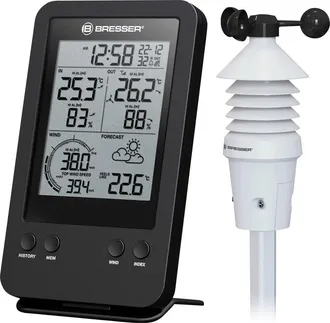 Bresser Optik Pro 3-in-1 7002531 Funk-Wetterstation Vorhersage f&uuml;r 12 bis 24 Stunden