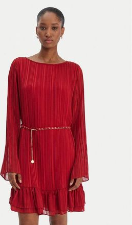 Guess Kleid f&uuml;r den Alltag W6RK37 WJ712 Rot Regular Fit