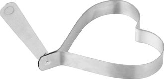 Fackelmann Fackelmann - Eierform in Pfanne, Edelstahl, silberne Farbe, 55 x 55 x 25 cm, 1 St&uuml;ck, zuf&auml;lliges Modell