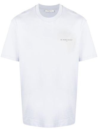 Ih Nom Uh Nit t-shirt &agrave; imprim&eacute; graphique - Bleu