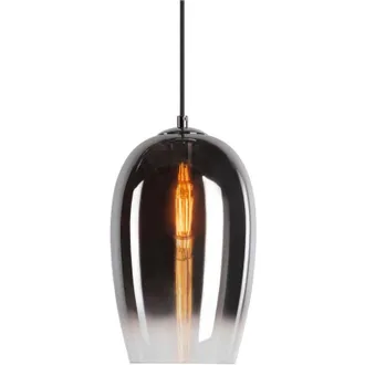 SLV Lampe &agrave; suspension en verre Pantilo verre fum&eacute; - &Oslash; 18cm - 1006398