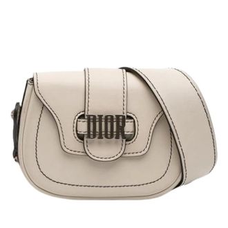 Dior Pre-owned D Fence Saddle - Femme - Pre-owned - Blanc - Taille: ONE Size
