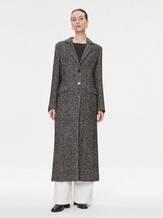 MVP Wardrobe Wollmantel Spiga MVPI3CP017.0PN0052 Schwarz Slim Fit