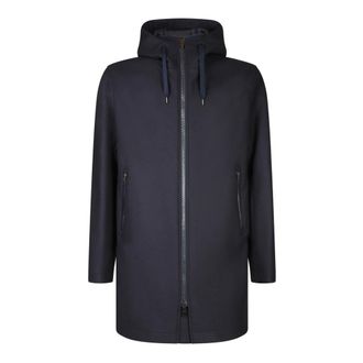 Herno Dreiviertelmantel Stilvoll Warm - - Coats - Herren - Blau - 2XL