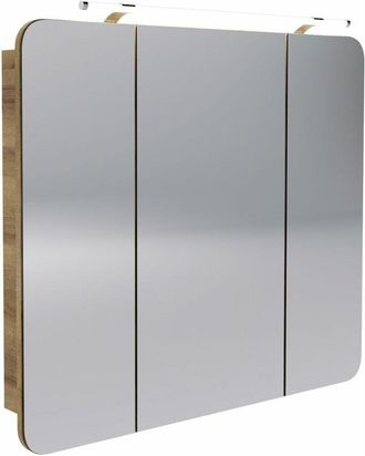 Fackelmann Milano Spiegelschrank Ast Eiche - 90cm