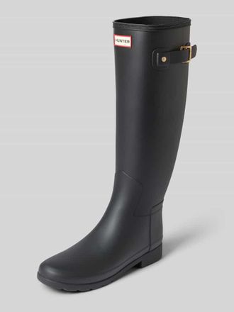 Hunter Stiefel mit Label-Detail und Blockabsatz