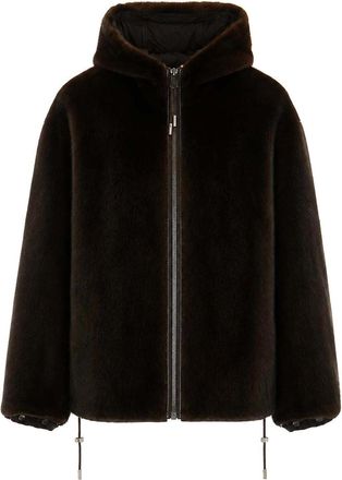 Yves Salomon Veste Casual - Marron