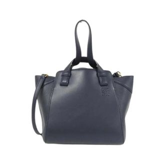 Loewe Sac Hammock Nugget en cuir de veau Pre-owned - Femme - Pre-owned - Bleu - Taille: ONE Size