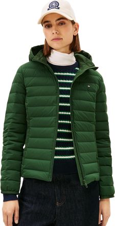 Tommy Hilfiger Damen Stretch Nylon Lw Down Jacket Ww0Ww47753 Pufferjacke, Green (National Forest), XXL