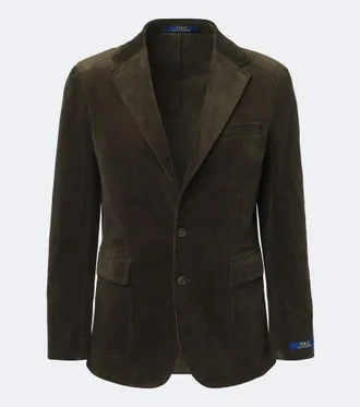 Polo Ralph Lauren Blazer en velours de coton m&eacute;lang&eacute;