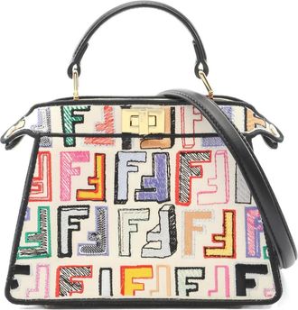 Fendi 2010s Peekaboo ISeeU Tote Bag - Weiß