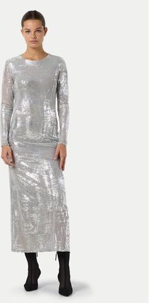 Noisy May Coctailkleid Lucia 27031914 Silberfarben Regular Fit